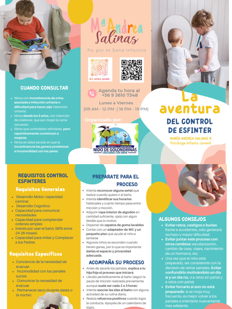 Guía Control de Esfínteres Infantil | PDF | Pañal | Orina nocturna al ...