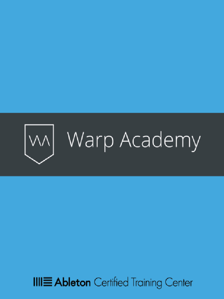 Warp Academy Max For Live Guide | PDF | Synthesizer | Music Technology
