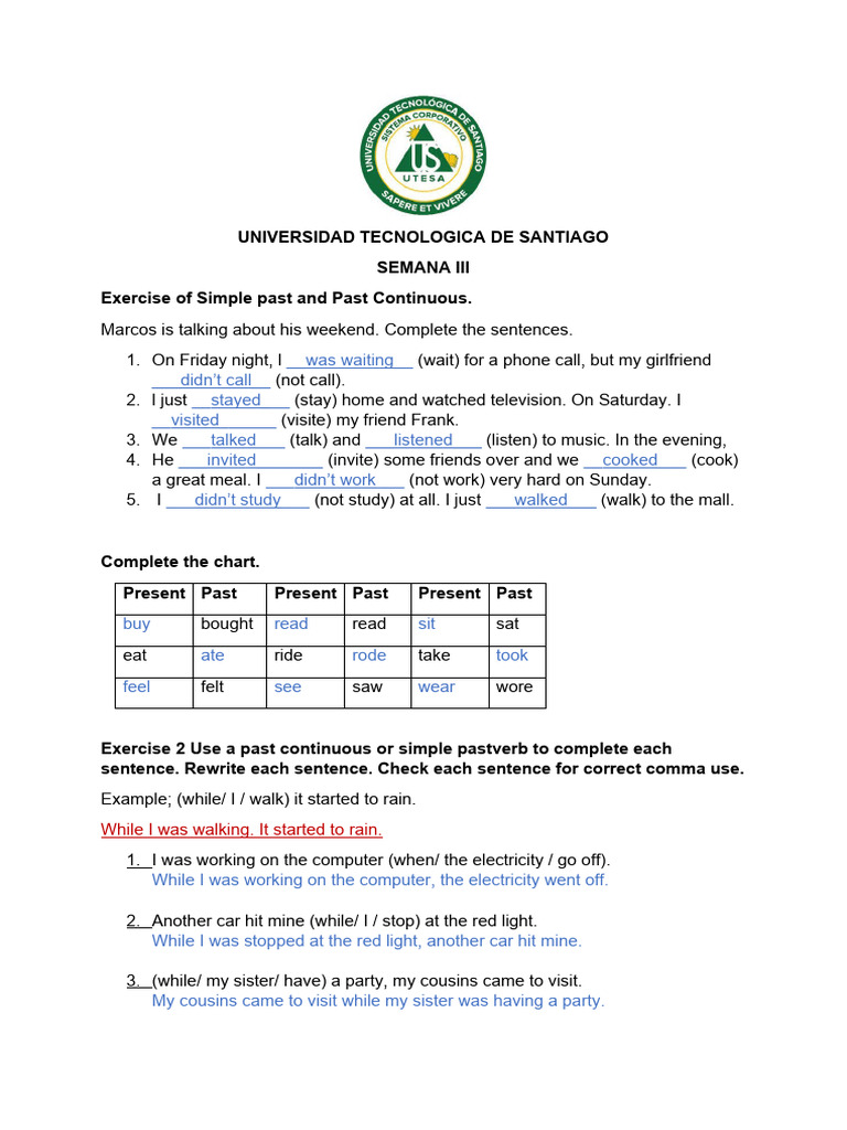Ingles III s3. Ingles | PDF