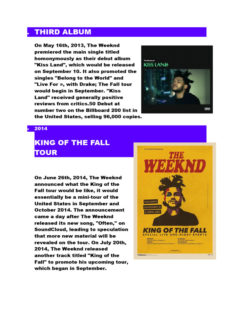 The Weeknd | PDF