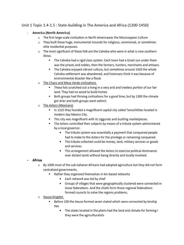 Unit 1 Topic 4 Heimler notes | PDF