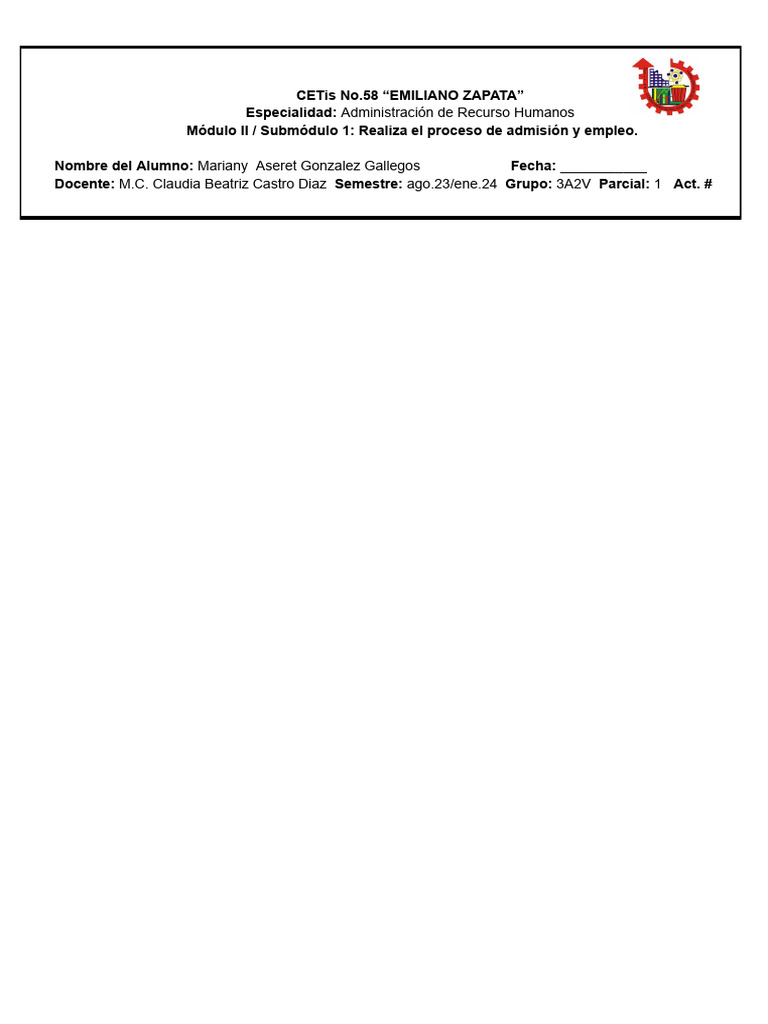 CETis 58 | PDF | Crecimiento personal y profesional