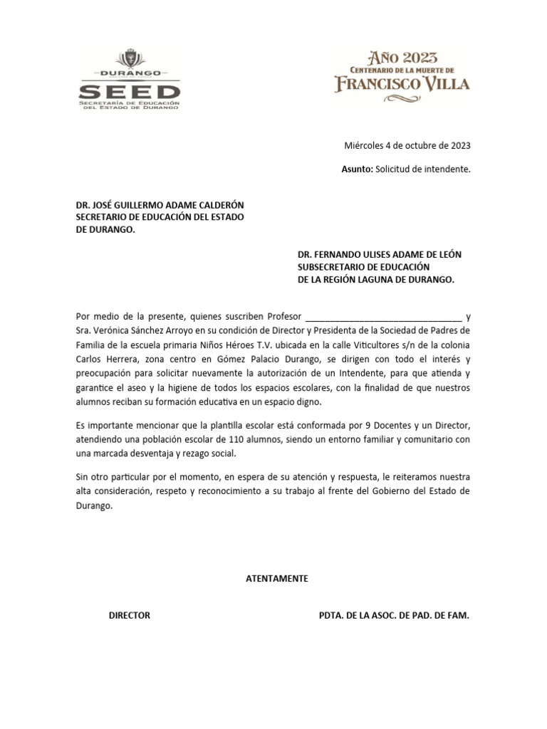 Oficio de Intendente | PDF