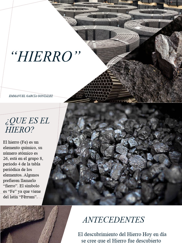 HIERRO | PDF | Hierro | Rieles