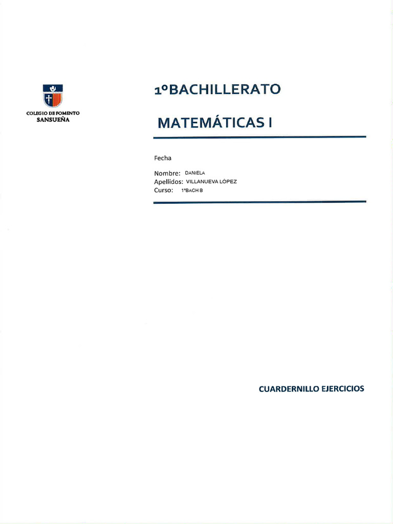 Cuadernillo Completo | PDF | Matemáticas