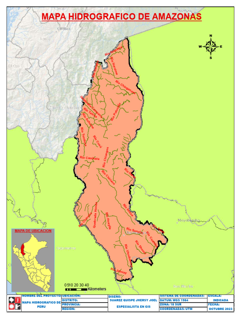 Mapas Hidrograficos Del Peru | PDF
