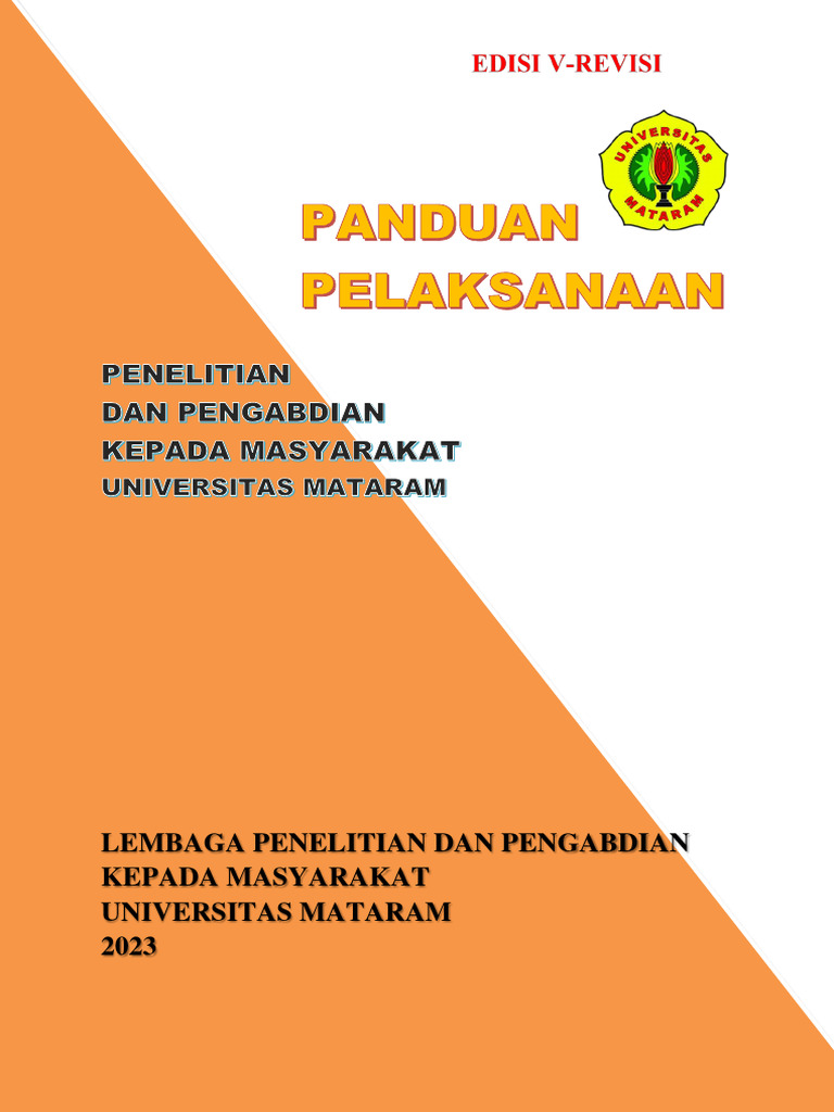 Panduan Pelaksanaan Penelitian Dan Pengabdian Kepada Masyarakat ... Panduan Pelaksanaan Penelitian Dan Pengabdian Kepada Masyarakat ...