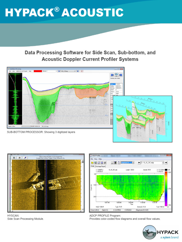 HYPACK Acoustic Brochure | PDF | Computing