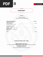 Ficha Técnica GASTOXIN Español | PDF | Aluminio | Agua