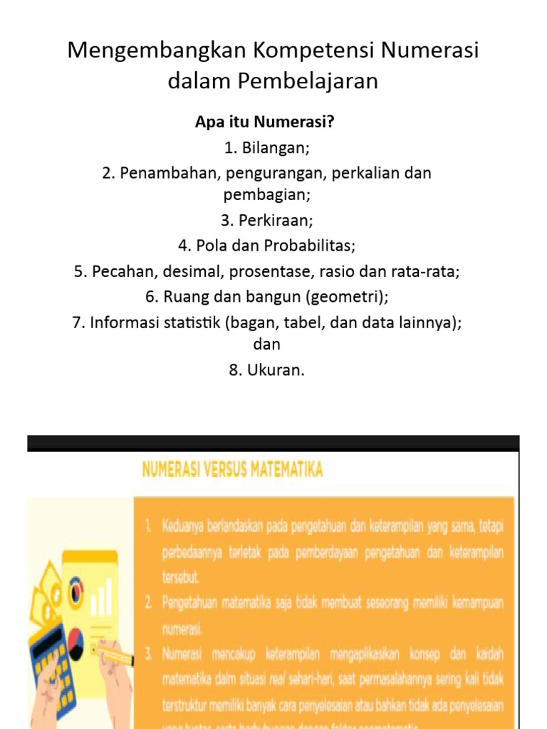 Membangun Keterampilan Numerasi di Sekolah | PDF | Seni