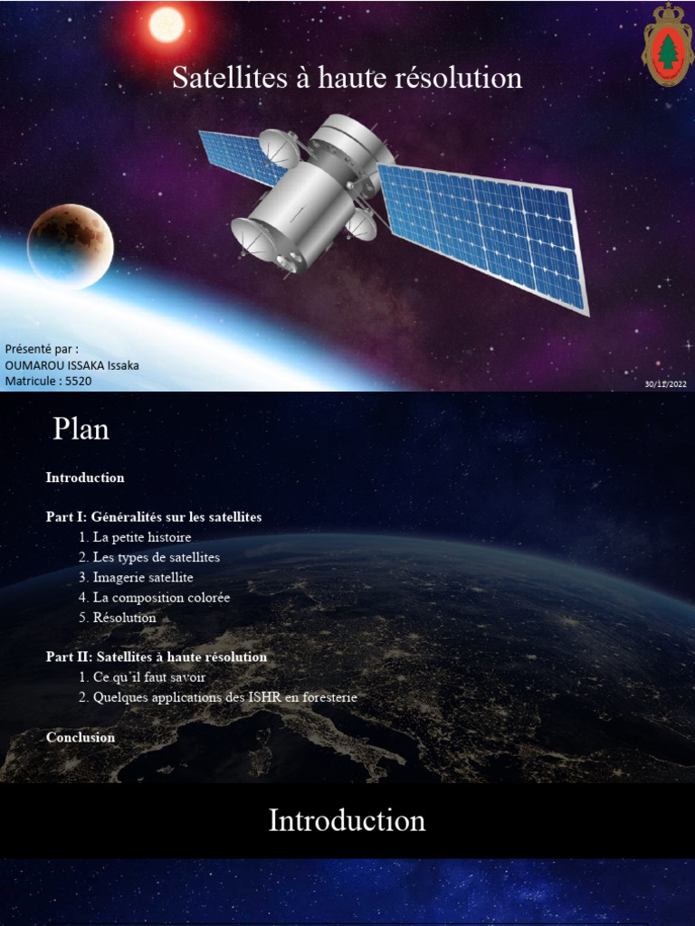 Imagerie Satellite Haute Résolution | PDF | Imagerie satellite | Satellite