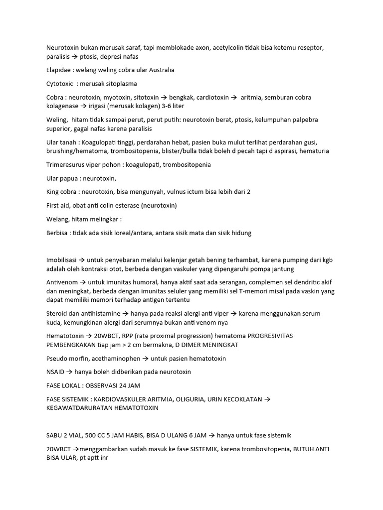 Belajar Snakebite | PDF