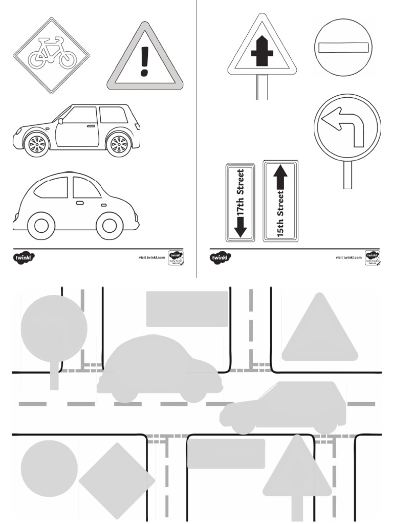 t-t-16048c-road-sign-shape-matching-activity-black-and-white | PDF