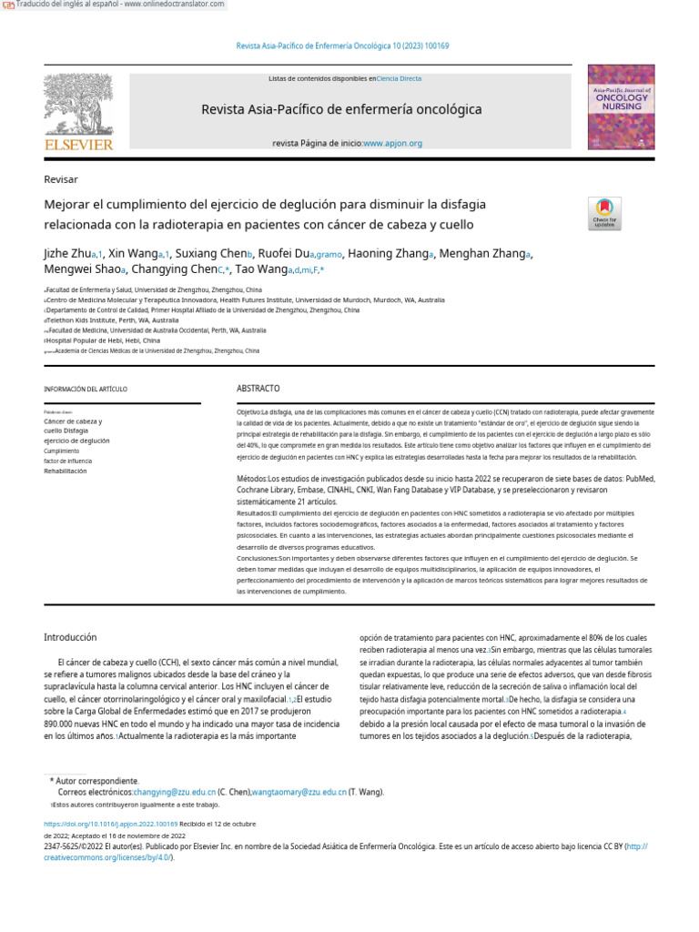 Articulo en Español | PDF | Cáncer | Terapia de radiación