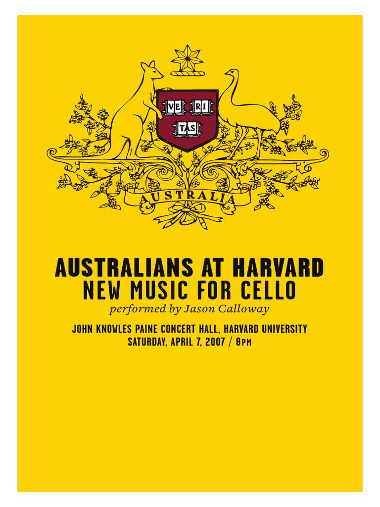 Australian Composers at Harvard | PDF | Orchestras | Concept