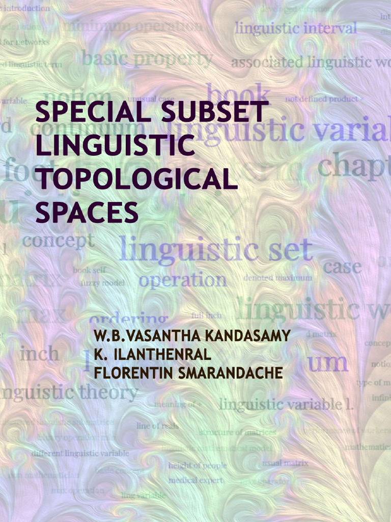 Special Subset Linguistic Topological Spaces | PDF | Topology ...