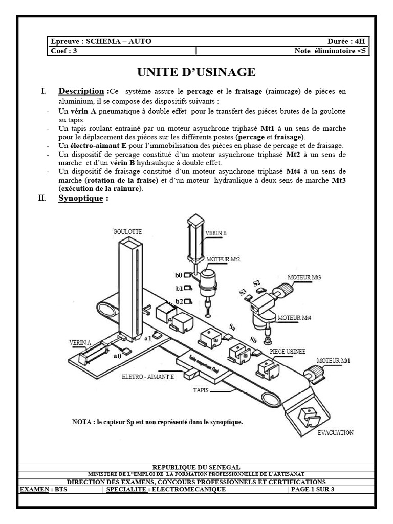 Schéma Technique de Système Auto | PDF