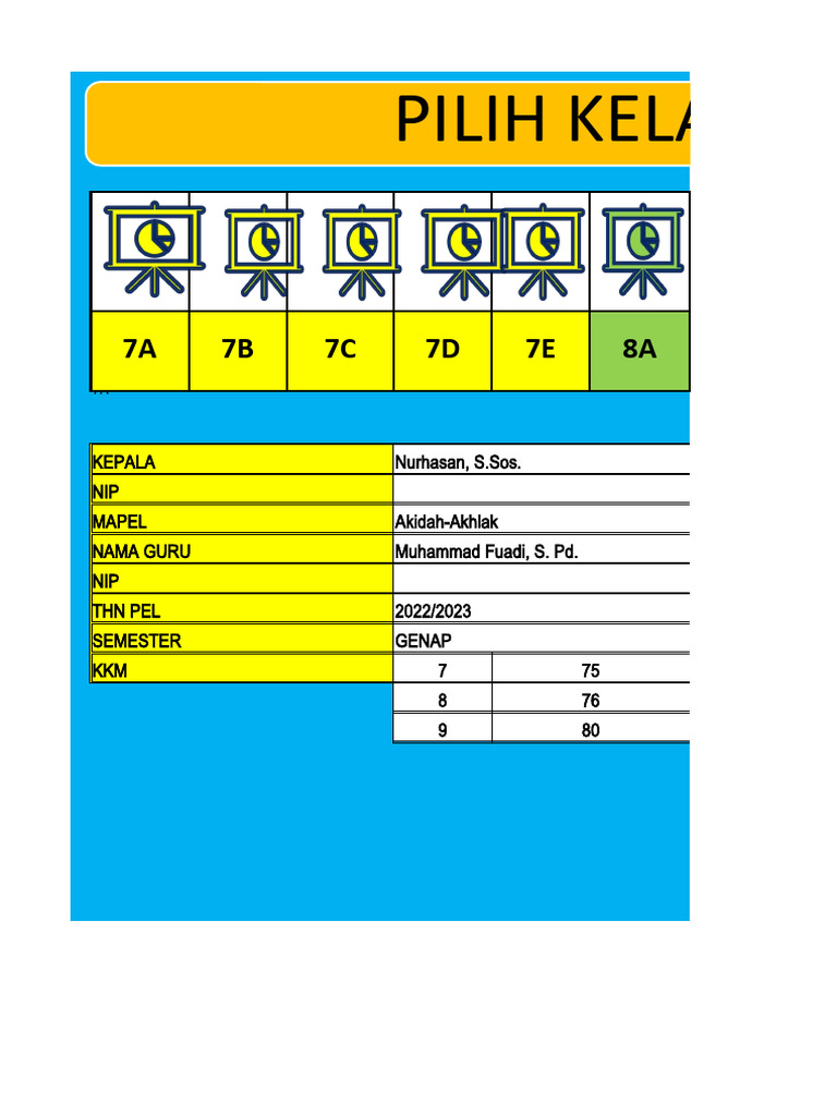 Leger Aqidah 7-8 C Genap 2023 | PDF