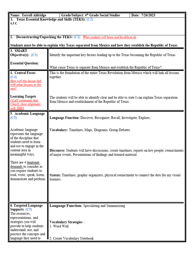 Lesson Plan Guide LPG | Download Free PDF | Reading Comprehension | Education Theory