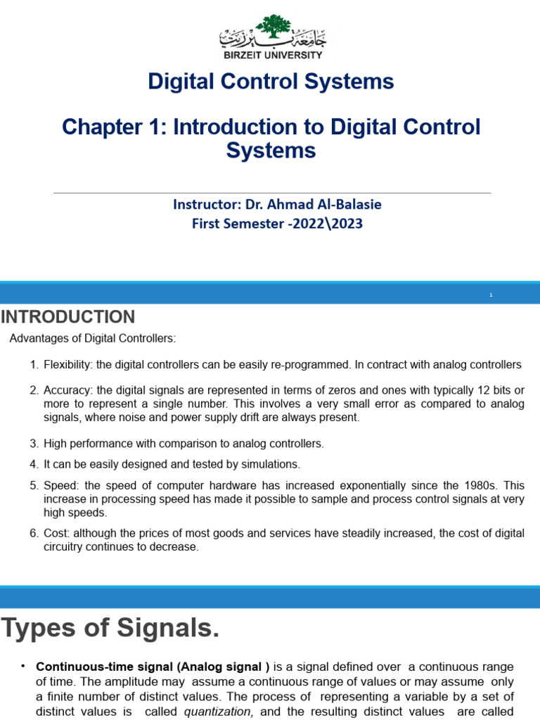 DCS 1 | PDF | Analog To Digital Converter | Discrete Time And Continuous Time