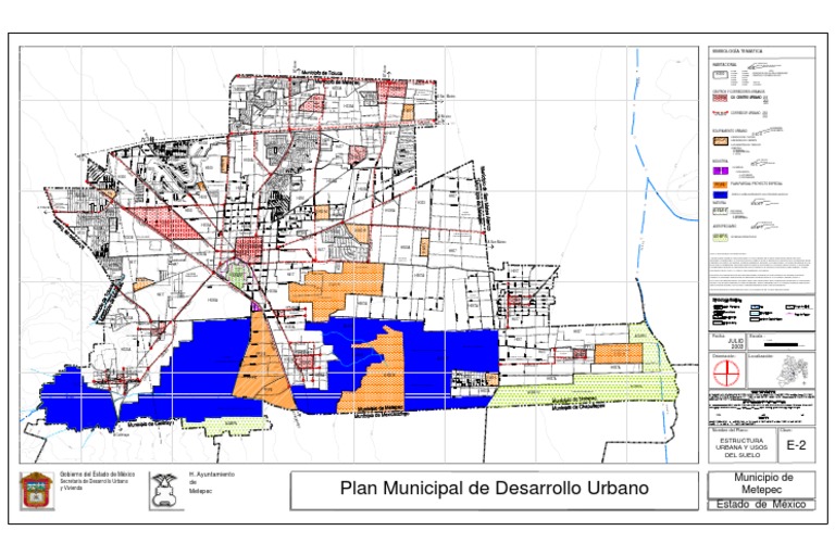 Plano Uso de Suelo Metepec | PDF | Militares de mexico | México