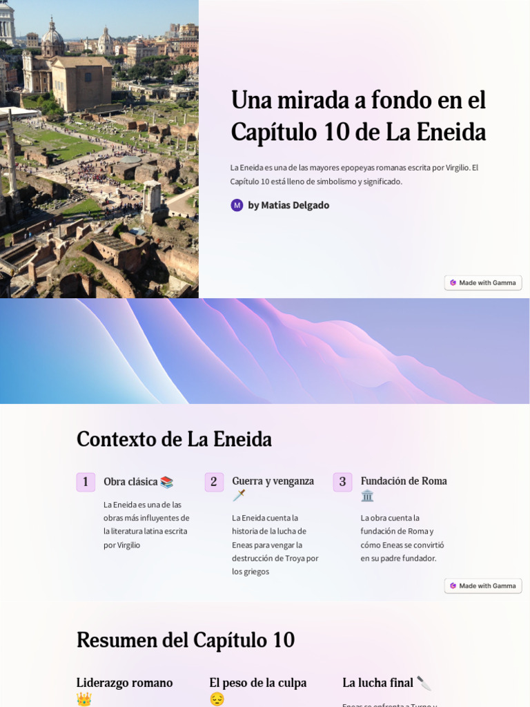 Una Mirada A Fondo en El Capitulo 10 de La Eneida | PDF | Eneida | Eneas