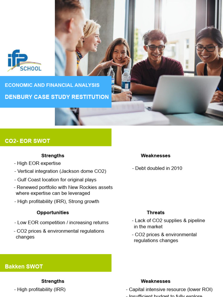 Denbury - High Level SWOT and Financial Analysis | PDF | Debt | Working ...