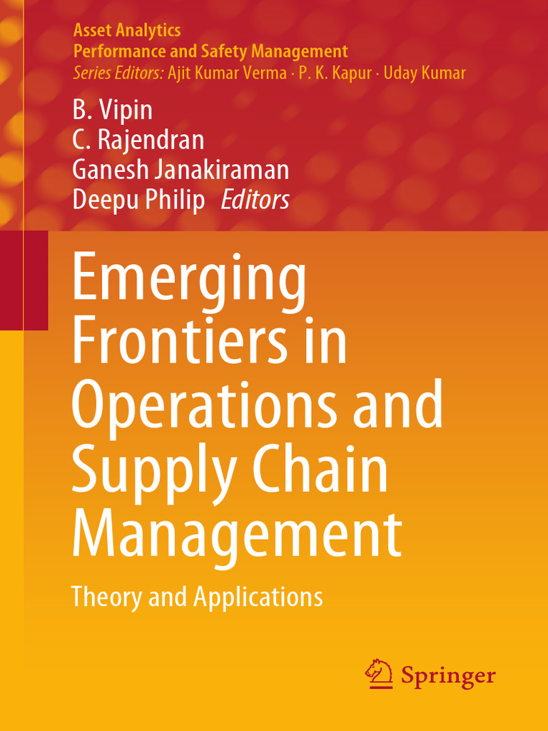 Emerging Frontiers in Operations and Supply Chain Management-Theory and ... Emerging Frontiers in Operations and Supply Chain Management-Theory and ...