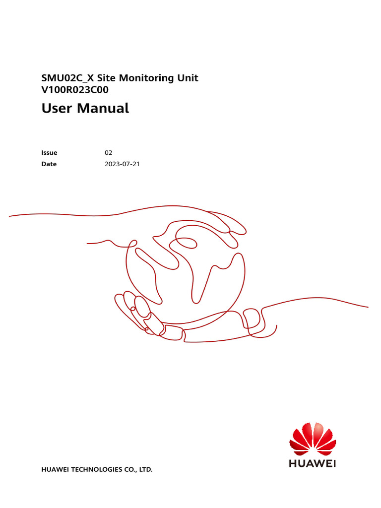 SMU02C - X V100R023C00 Site Monitoring Unit User Manual | PDF | Menu ...
