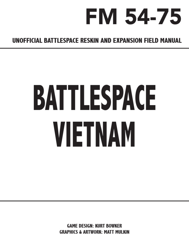 Battlespace Vietnam Manual PF Comp | PDF | Viet Cong | People's Army Of Vietnam