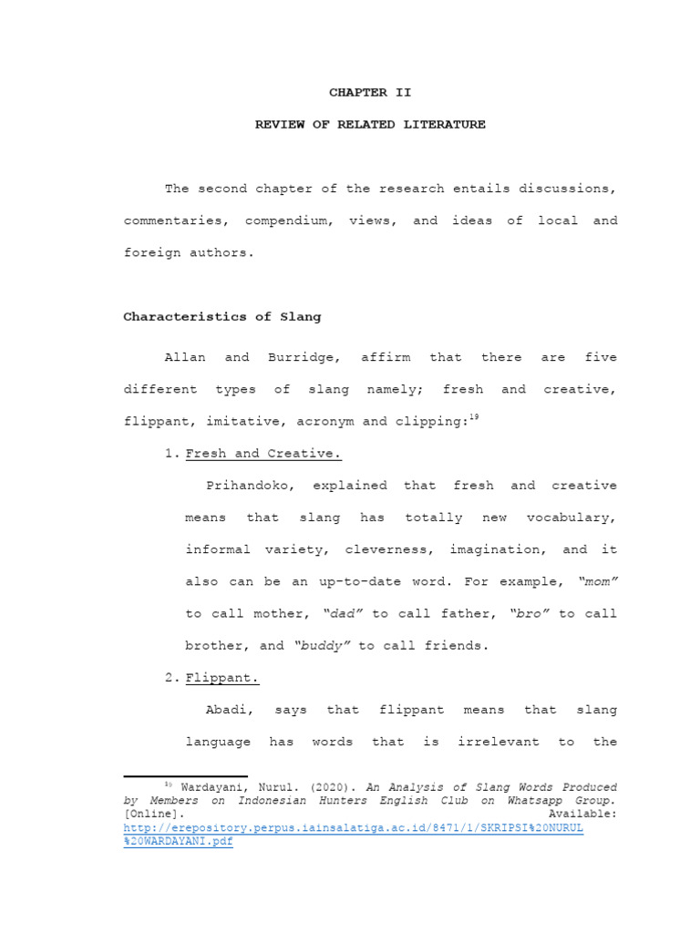 CHAP2 | PDF | Slang | English Language