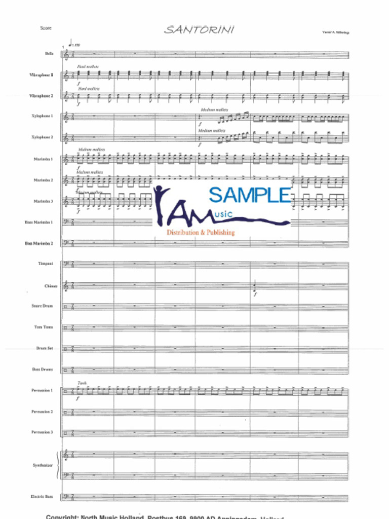 Santorini - PERC Score Sample | PDF
