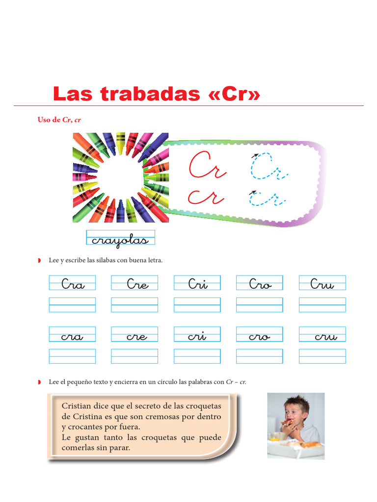 Silaba Trabada CR | PDF