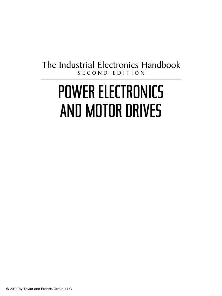 Power Electronics and Motor Drives - (The Industrial Electronics ...