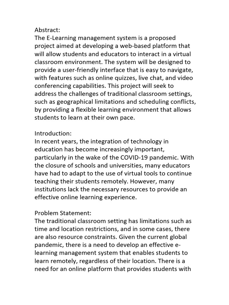 E Learning | PDF | Educational Technology | Agile Software Development