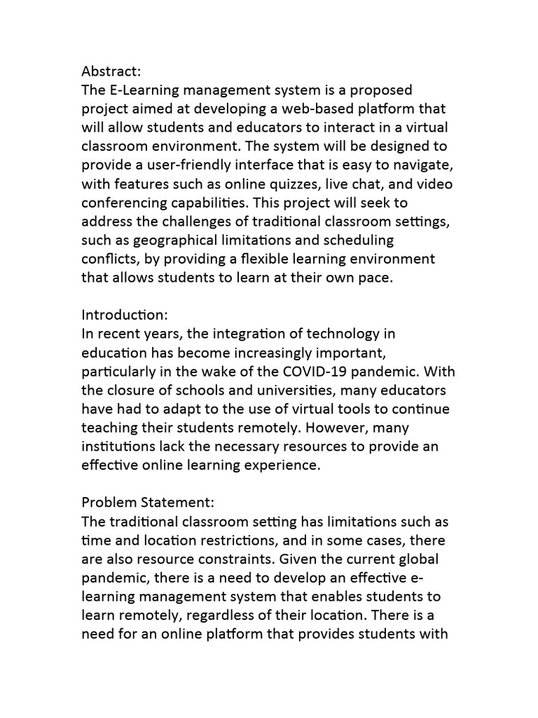 E Learning | PDF | Educational Technology | Agile Software Development