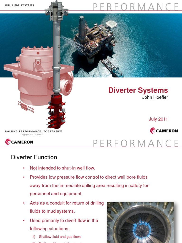 Cameron Diverter Systems | PDF | Valve | Drilling