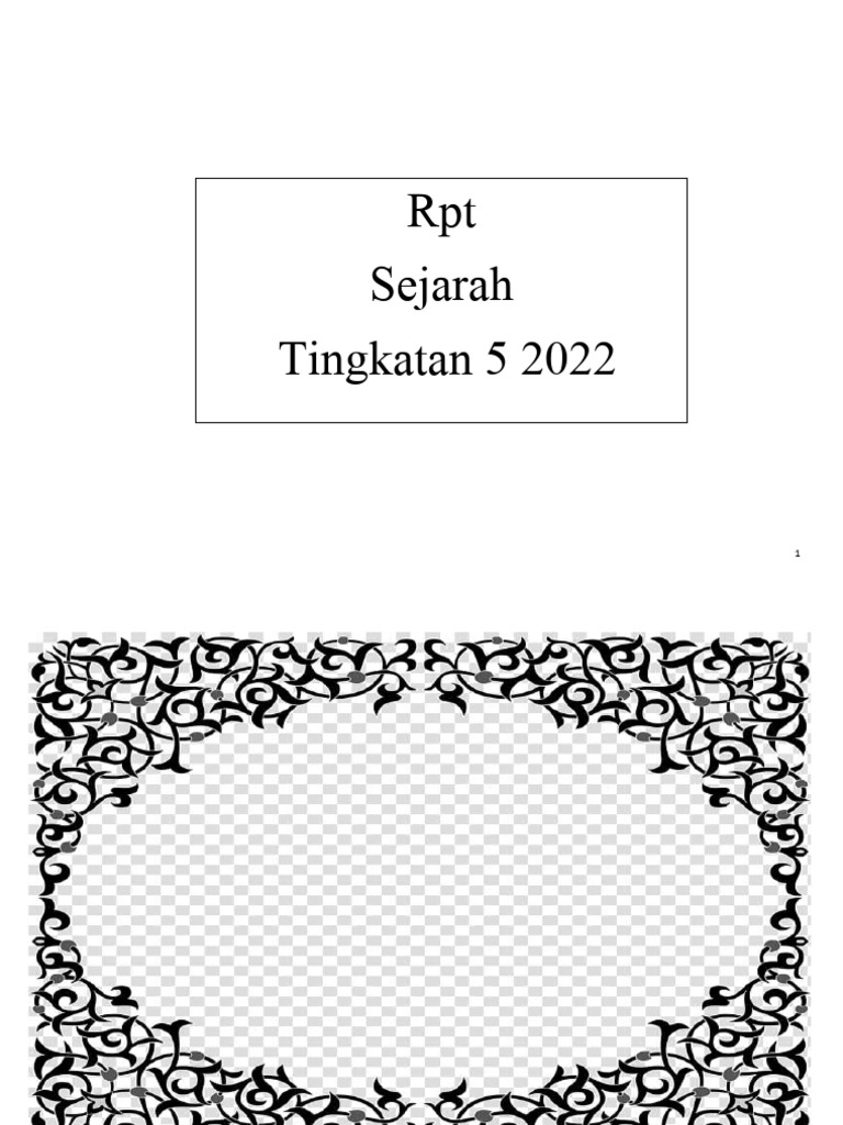 T5 RPT Sej 2022 | PDF