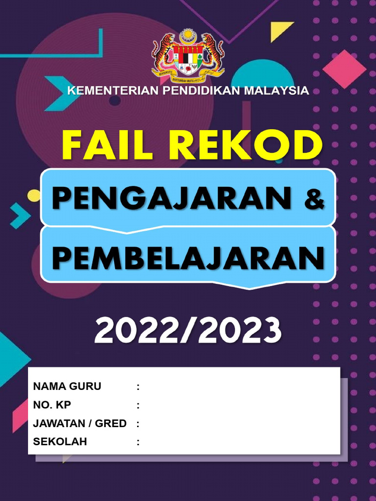 Kandungan Fail Rekod Mengajar 2022-2023-1 | PDF