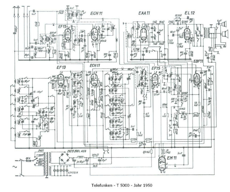 Telefunken 5000 Service,Schematics ID2148 | PDF