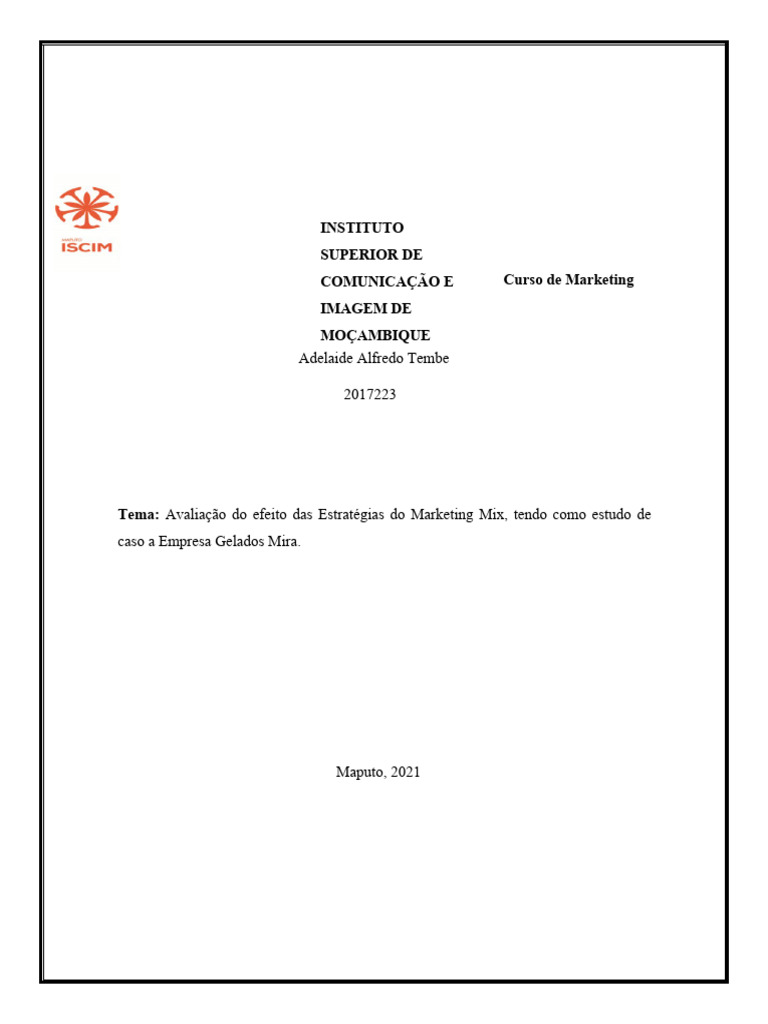 Capa Iscim 2021 | PDF | Carreira e Crescimento