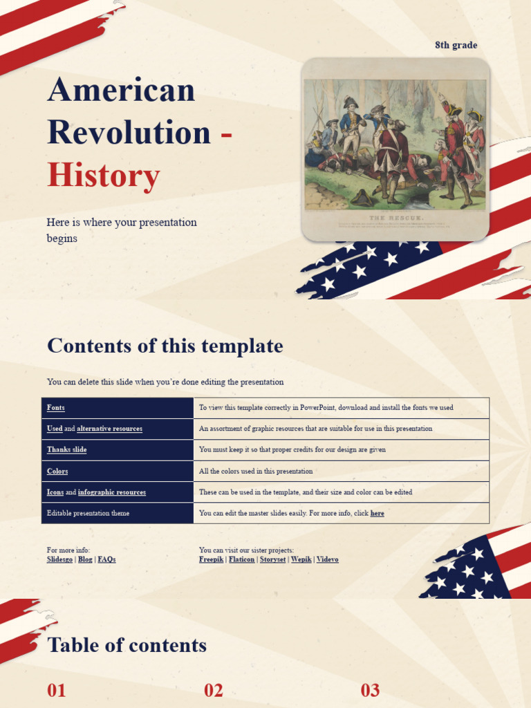 American Revolution Presentation Guide | PDF | Planets | Mercury (Planet)
