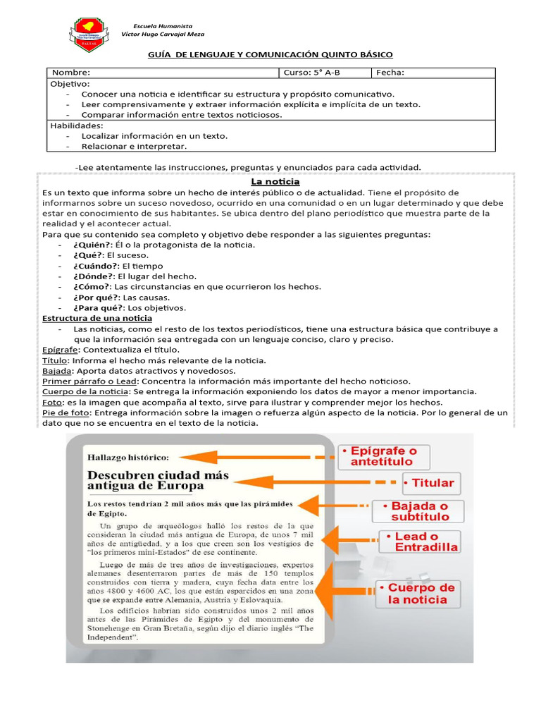 CLASE 3 LA NOTICIA | PDF | Información | Ciencia cognitiva