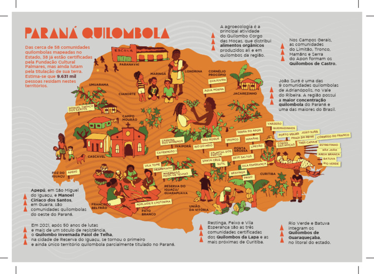 Mapa-A3 Quilombola 3ed | PDF | Brasil | América do Sul