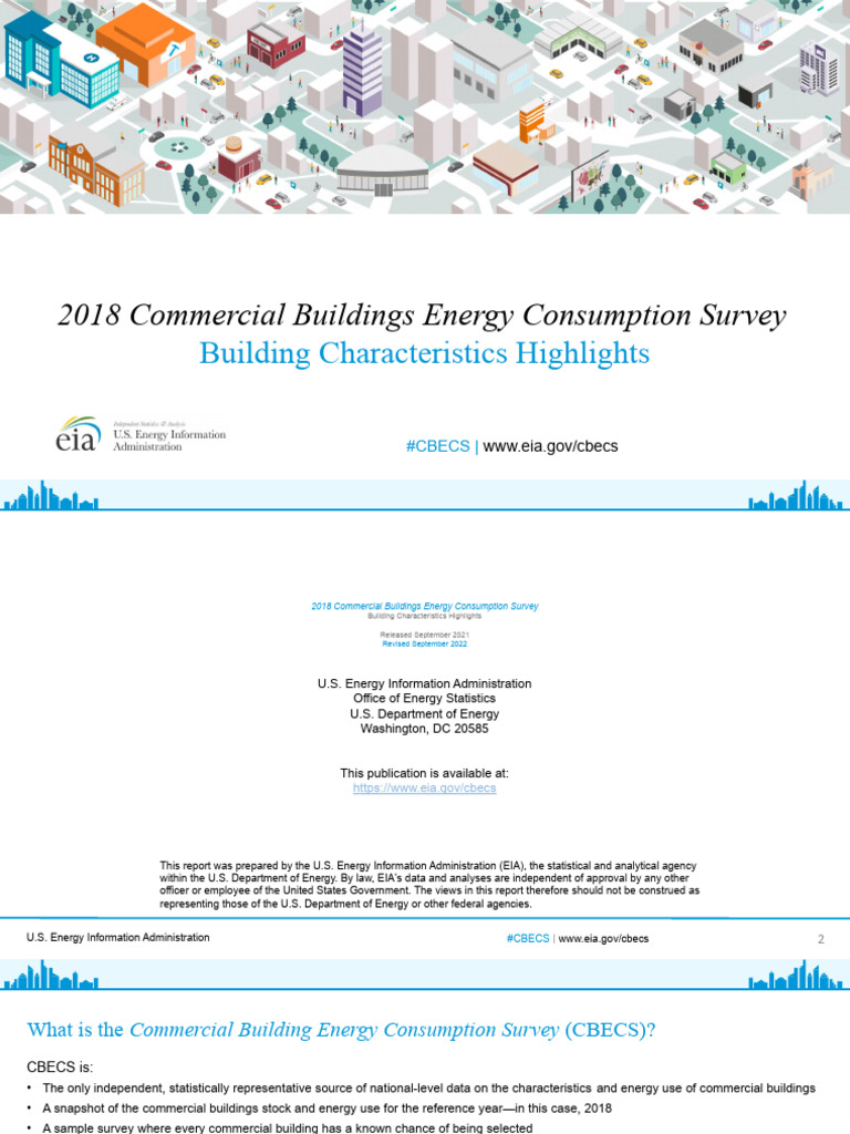 CBECS 2018 Building Characteristics Flipbook | PDF | Fuels | Energy ...
