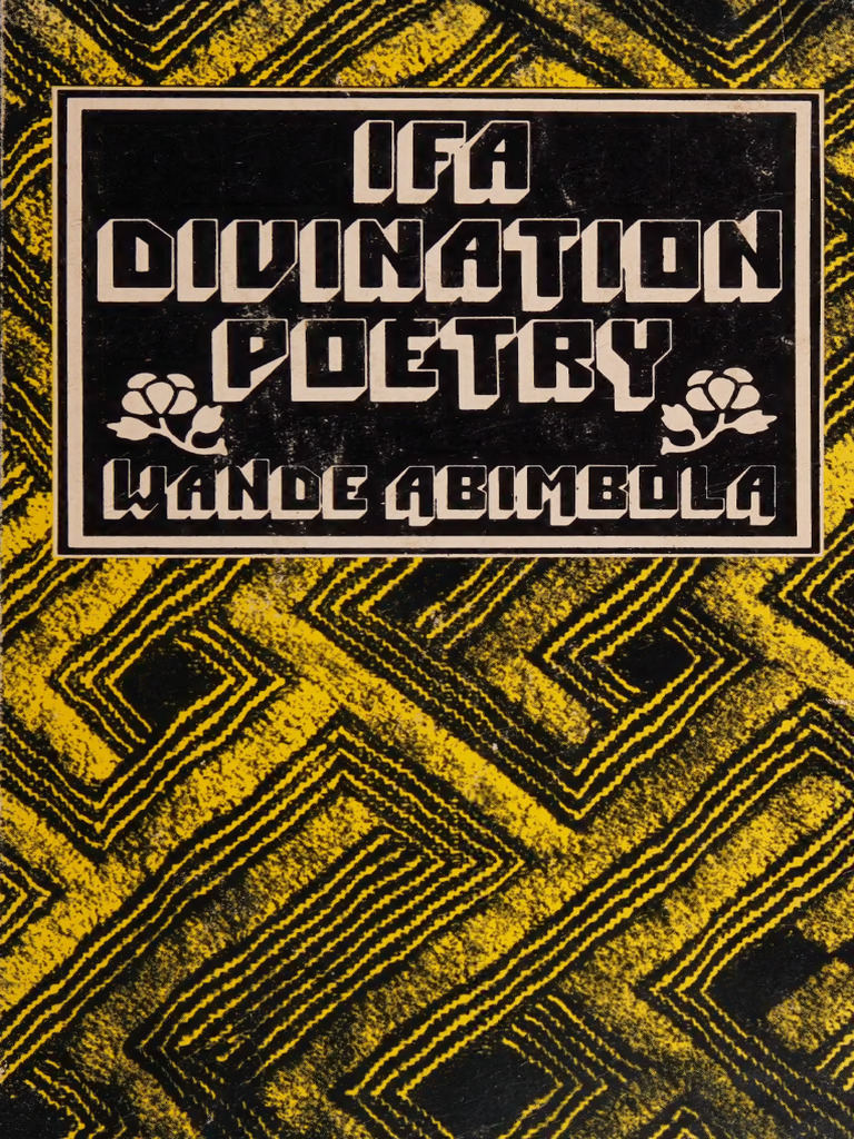 Ifá Divination Poetry - Abimbọla, 'Wándé - 1977 - New York - NOK ...