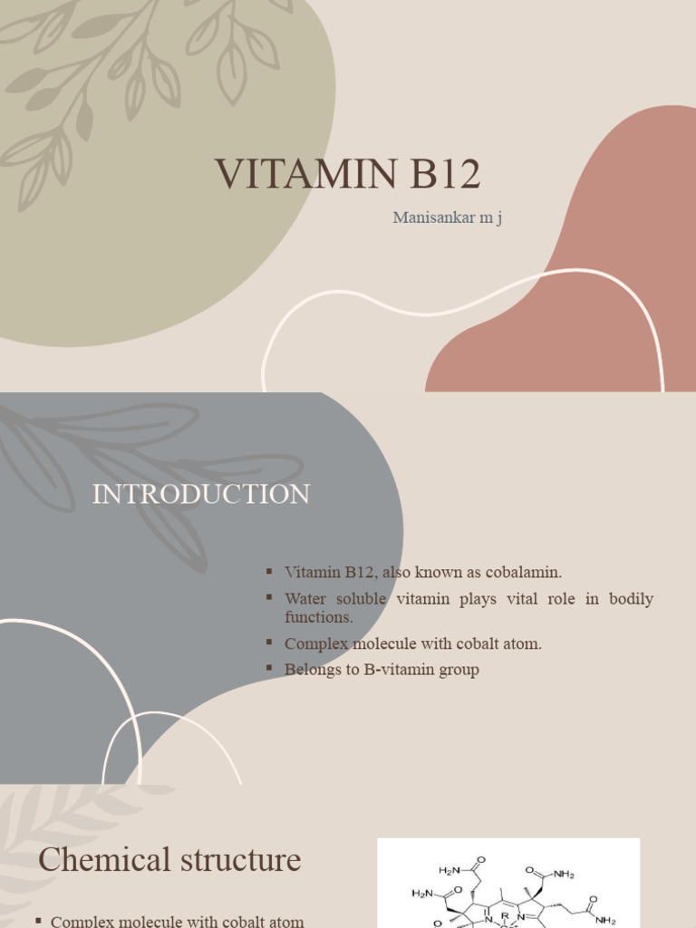 Vitamin b12 | PDF | Vitamin B12 | Nutrition