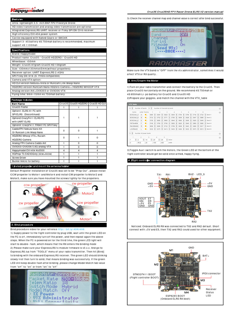 Crux35 Installation and Setup Guide | PDF | Manufactured Goods ...