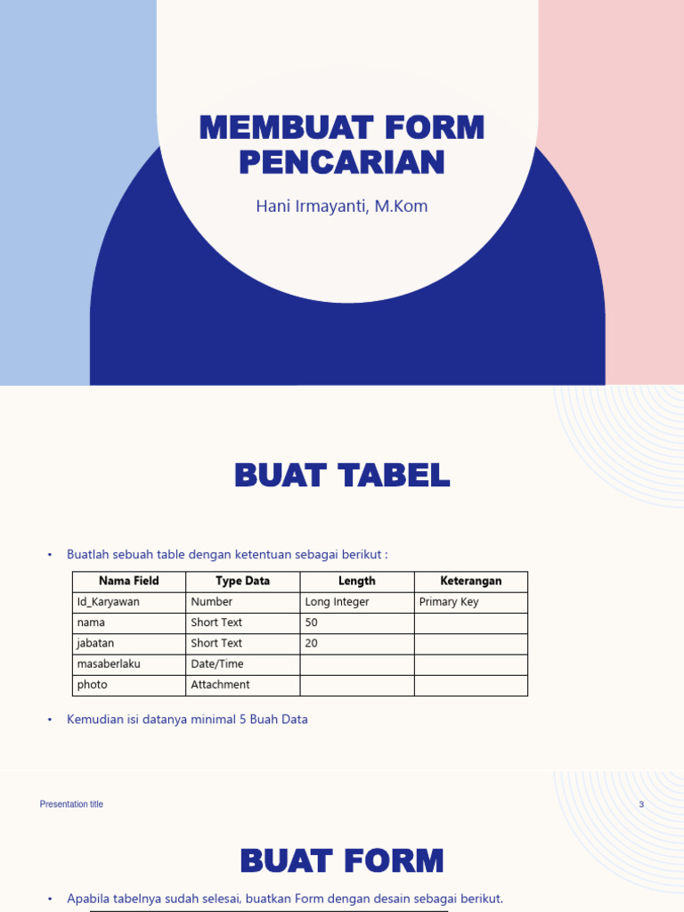 Membuat Form Pencarian | PDF