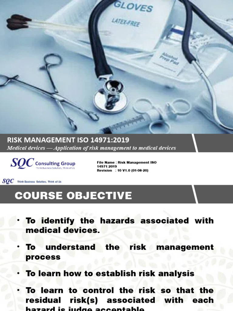 ISO 14971:2019 Risk Management Guide | PDF | Risk Management | Risk